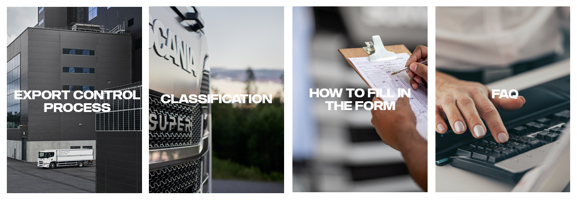 Scania Supplier Portal » Export Control